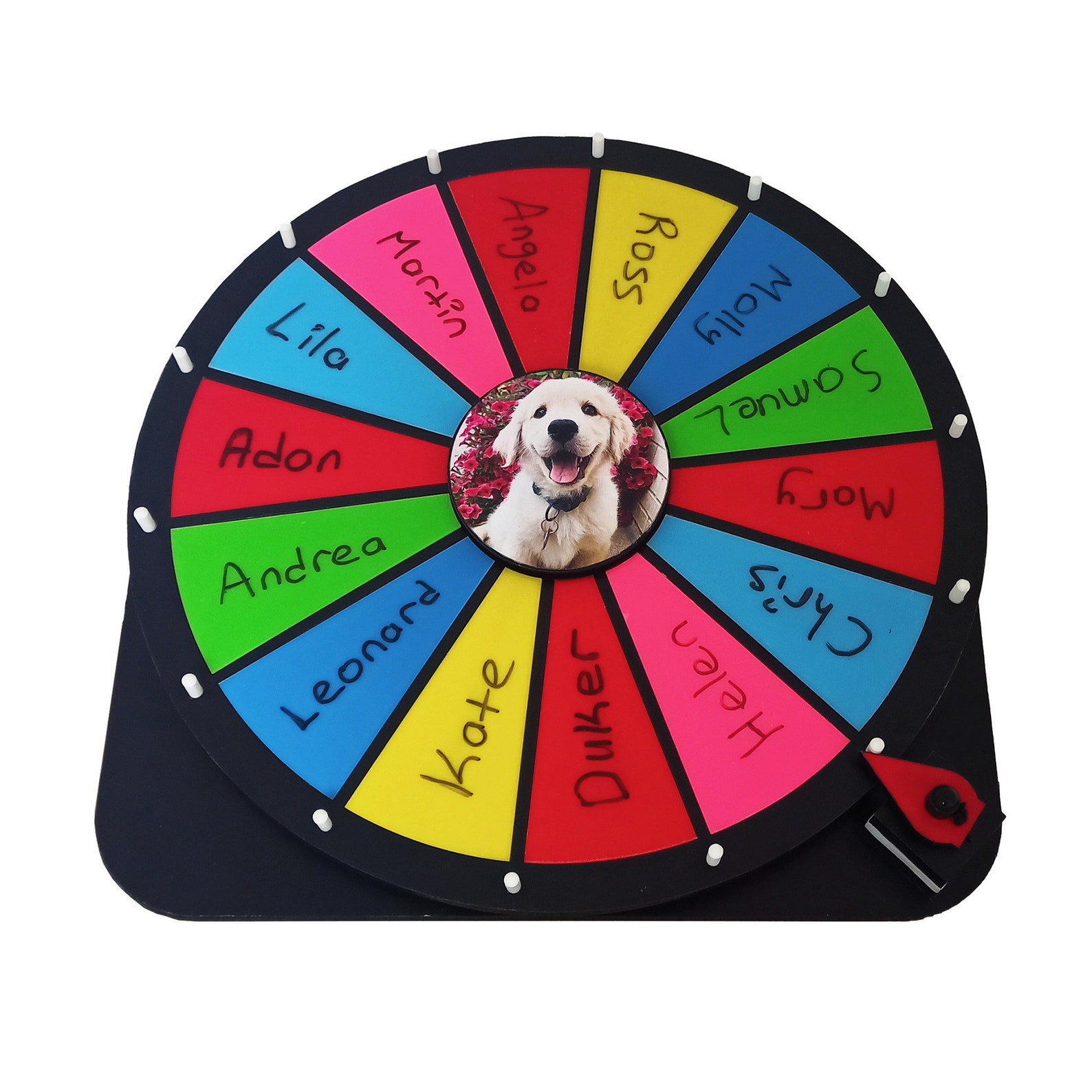 Black 20 Prize Wheel Wooden Spin the Wheel Game Large Prize Wheel ...