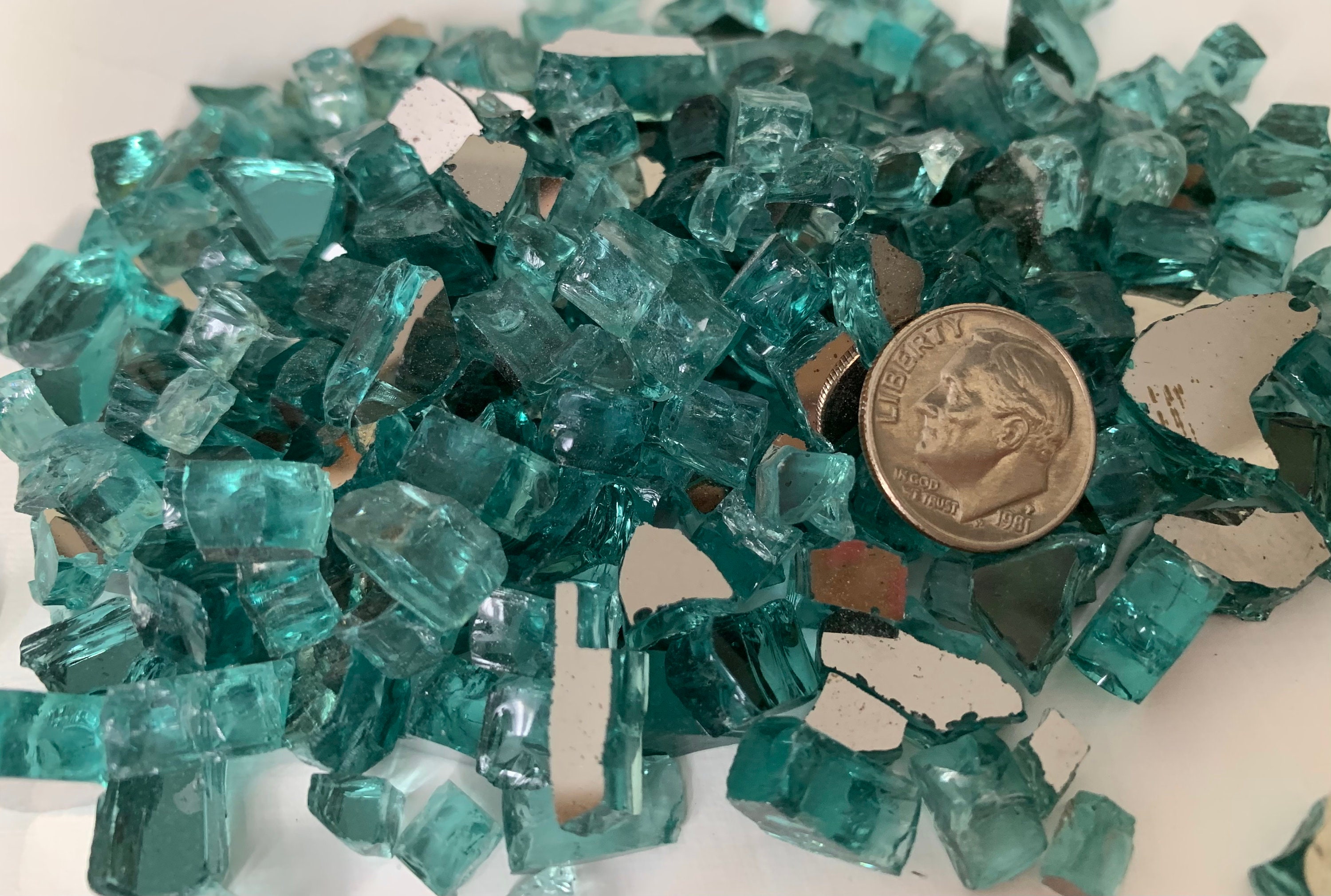 Crushed Glass Glass Chips Reflective Mirror Glitter Ice | Etsy