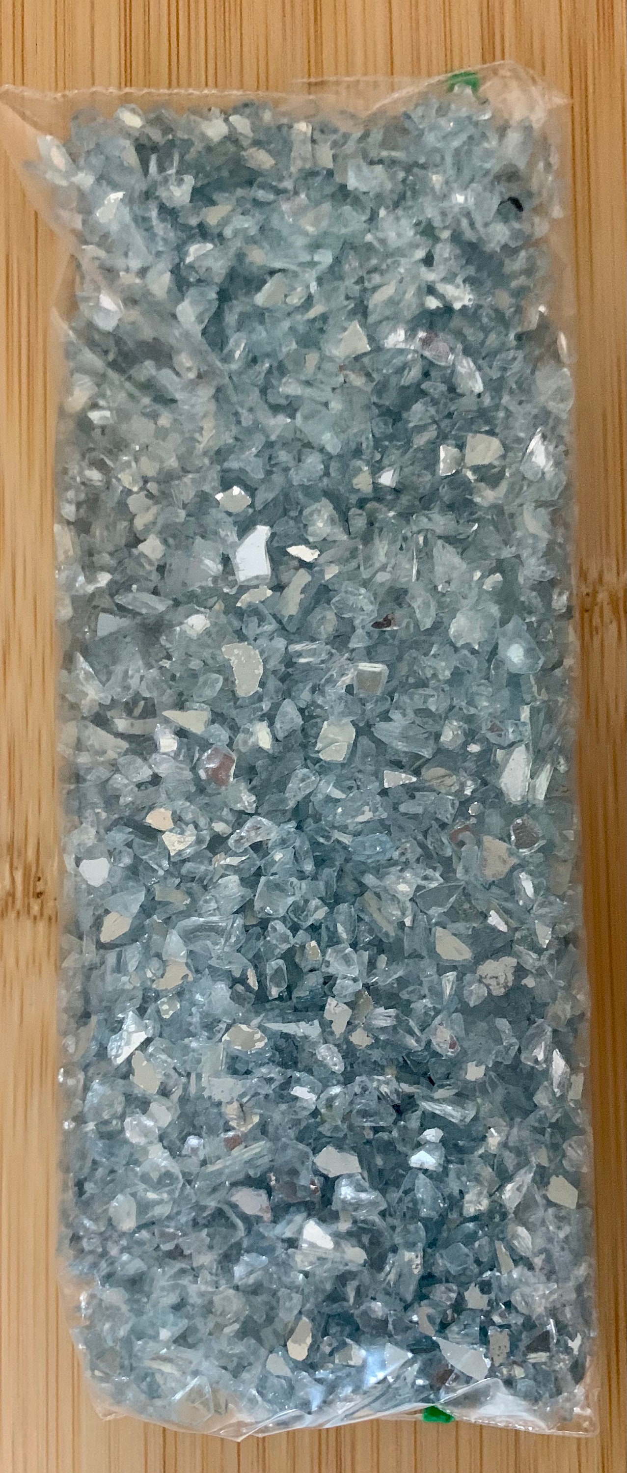 Crushed glass glitter shards glass chips mirror glitter | Etsy