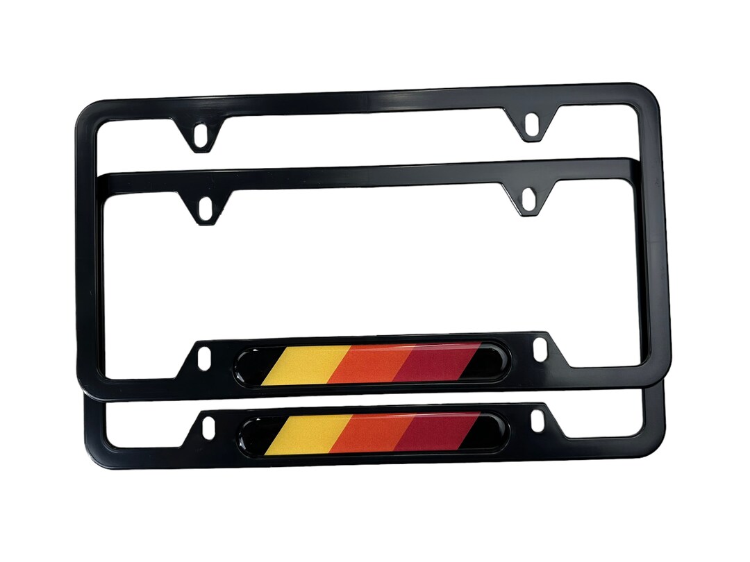 License Plate Frame for Toyota Retro Style TRD Tri Color JDM 4runner ...