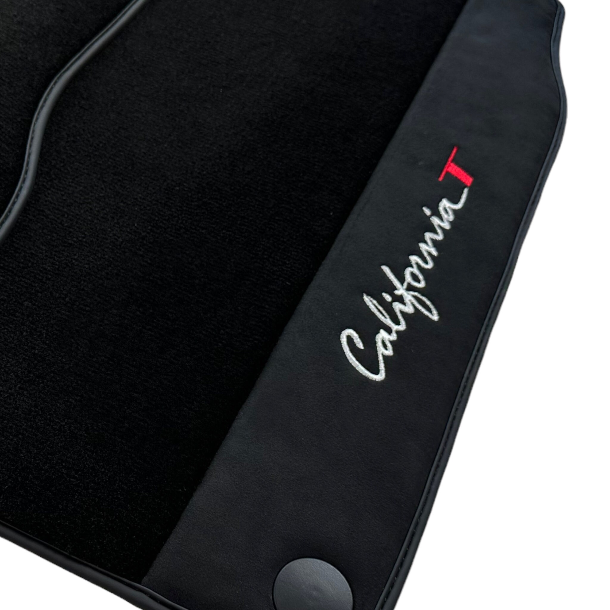 Black Floor Mats for Ferrari California T 20152018 With Alcantara ...
