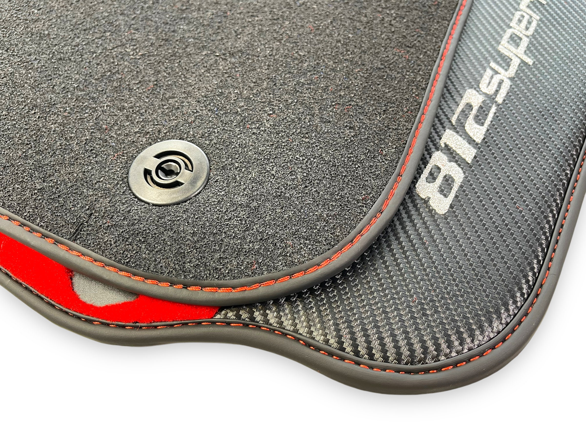 Red Floor Mats for Ferrari 812 Superfast 2018-2022 Autowin - Etsy
