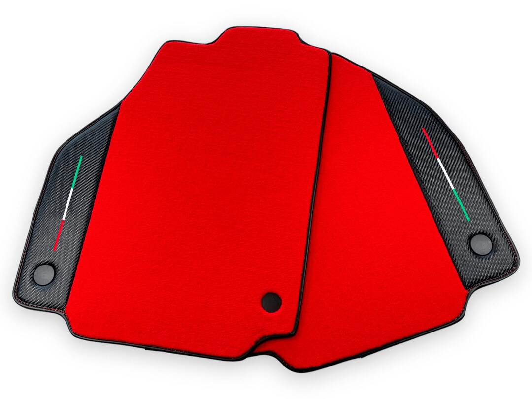 Floor Mats for Ferrari 488 Pista Spider 2016-2023 Red / Black / Blue ...