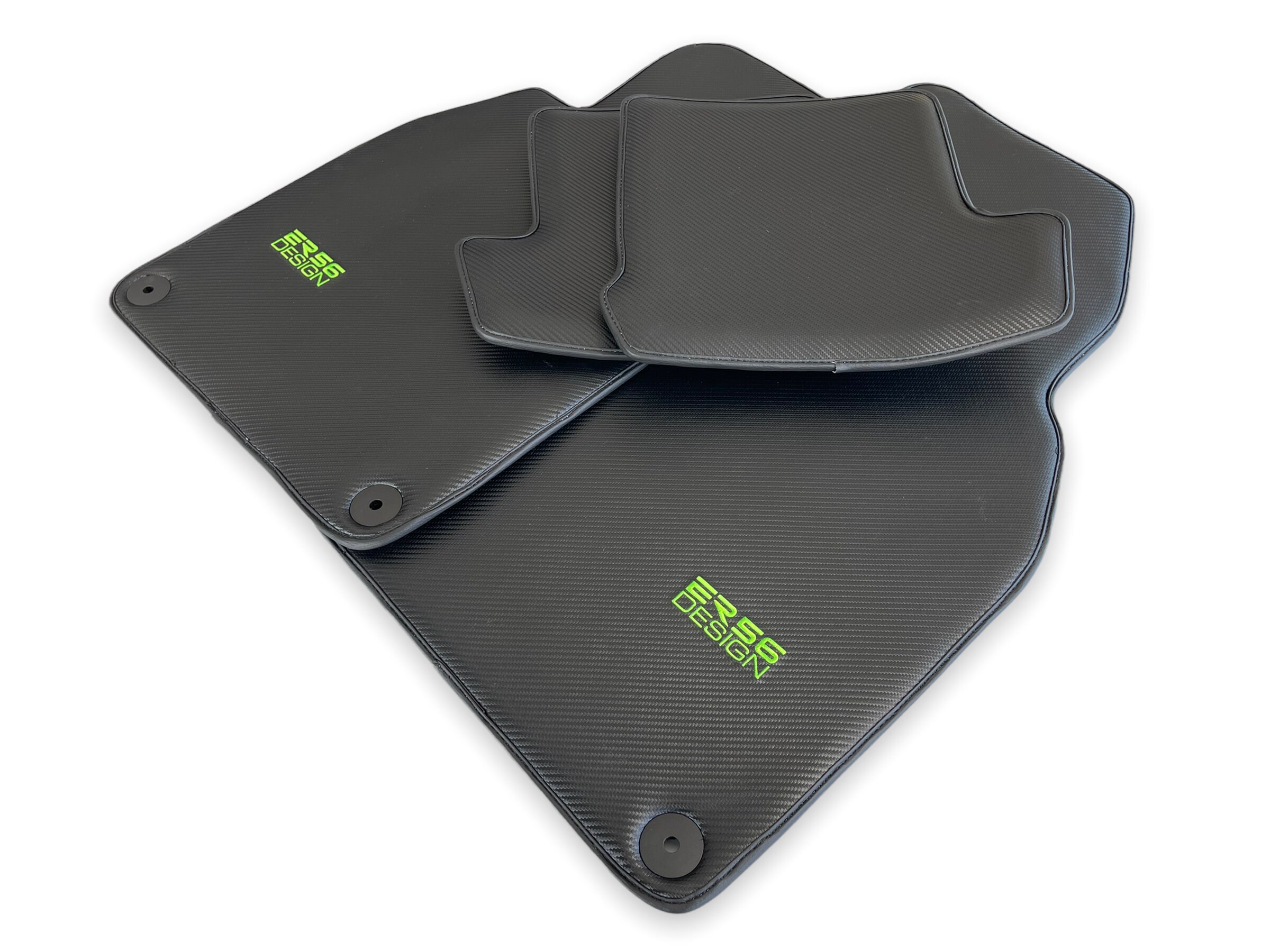 Floor Mats for All Porsche Carbon Fiber Leather ER56 Design | Cayenne ...