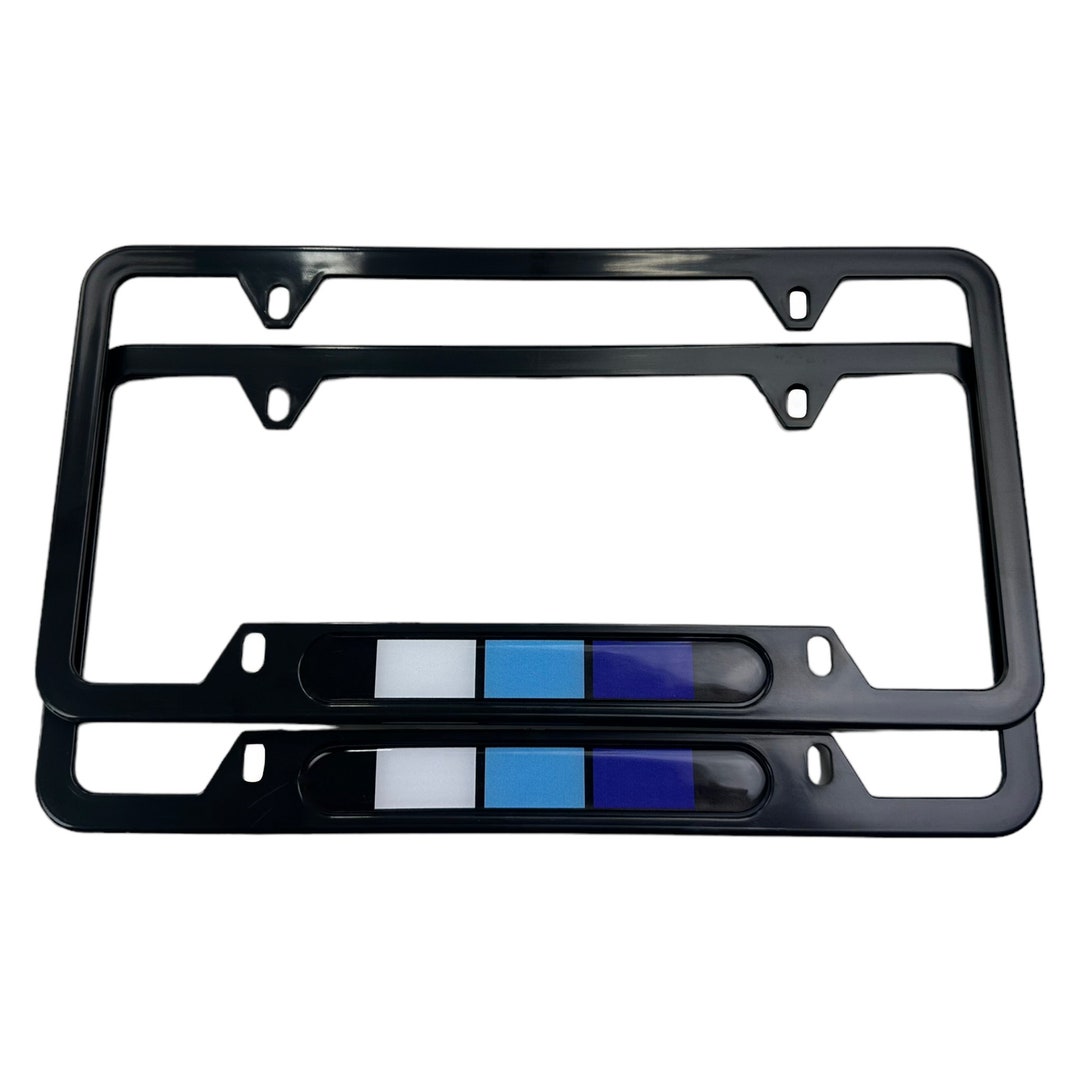 License Plate Frame for Toyota Retro Style TRD Tri Color JDM 4runner ...