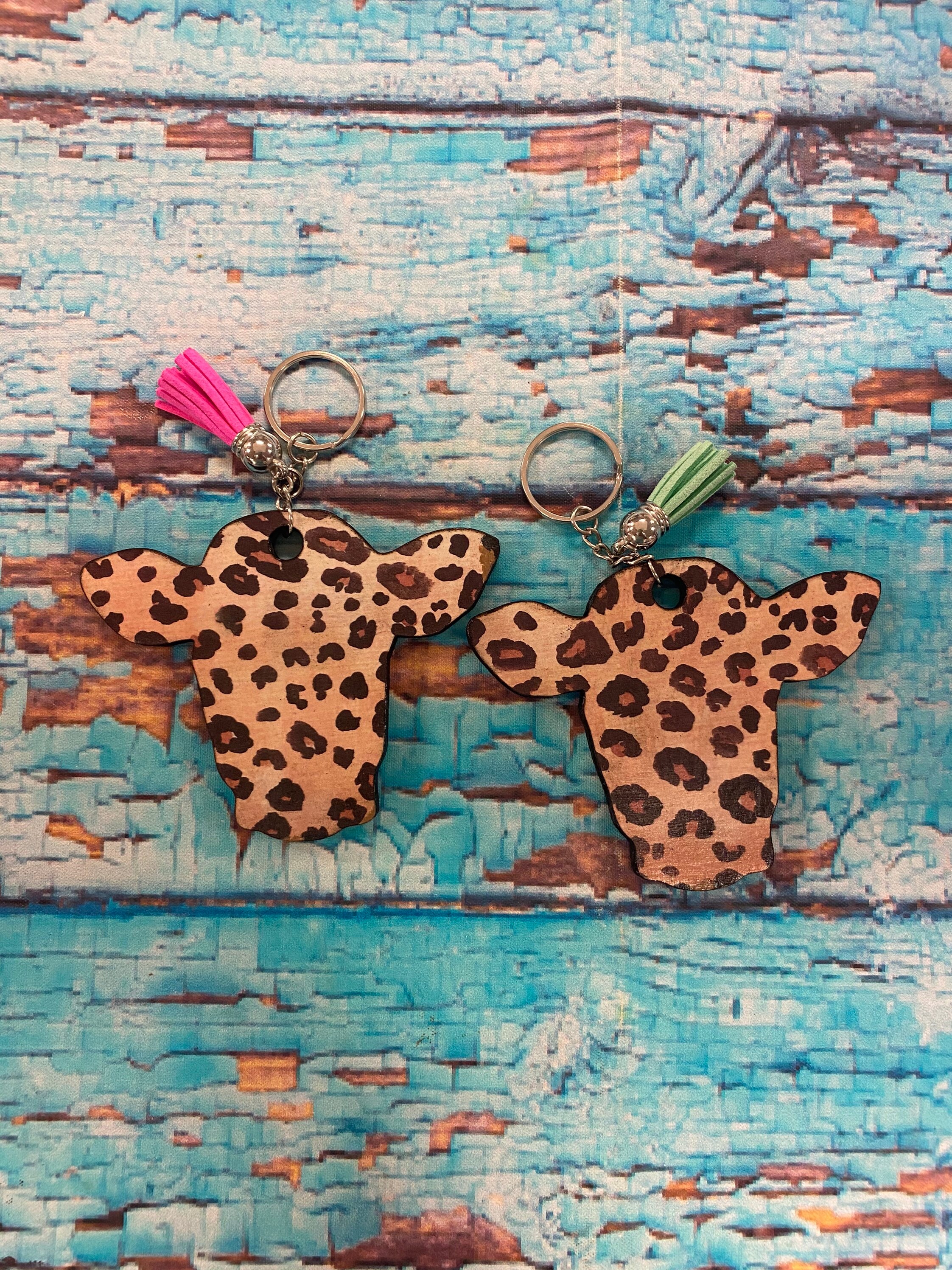 Heifer keychain/ cattle keychain/ wooden keychain / best friend gift ...