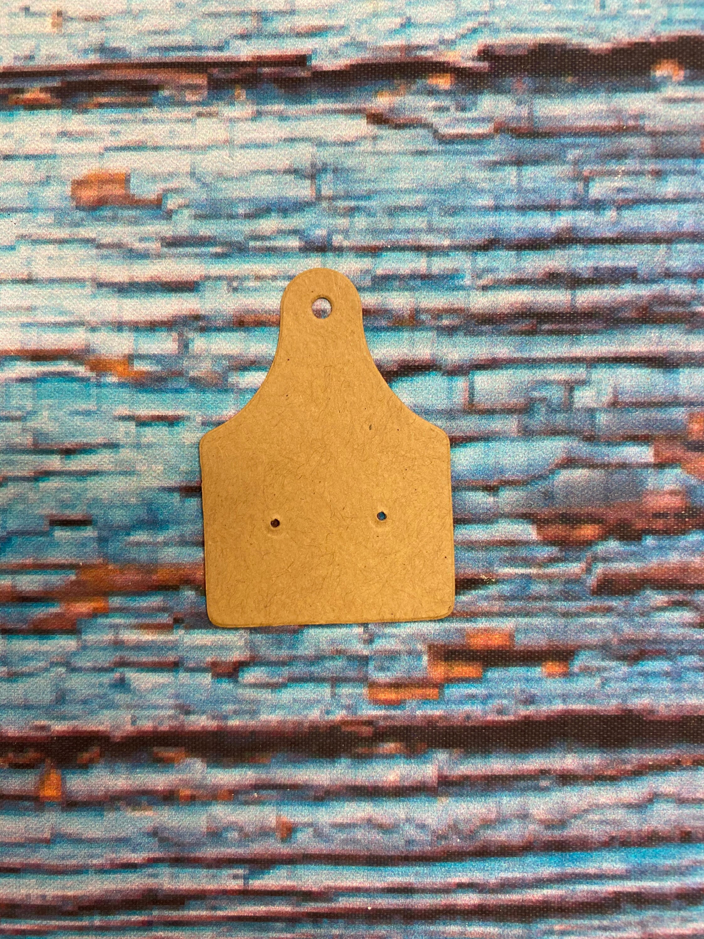 Western Ear Tag Earring Cards / 100 Pieces - Etsy