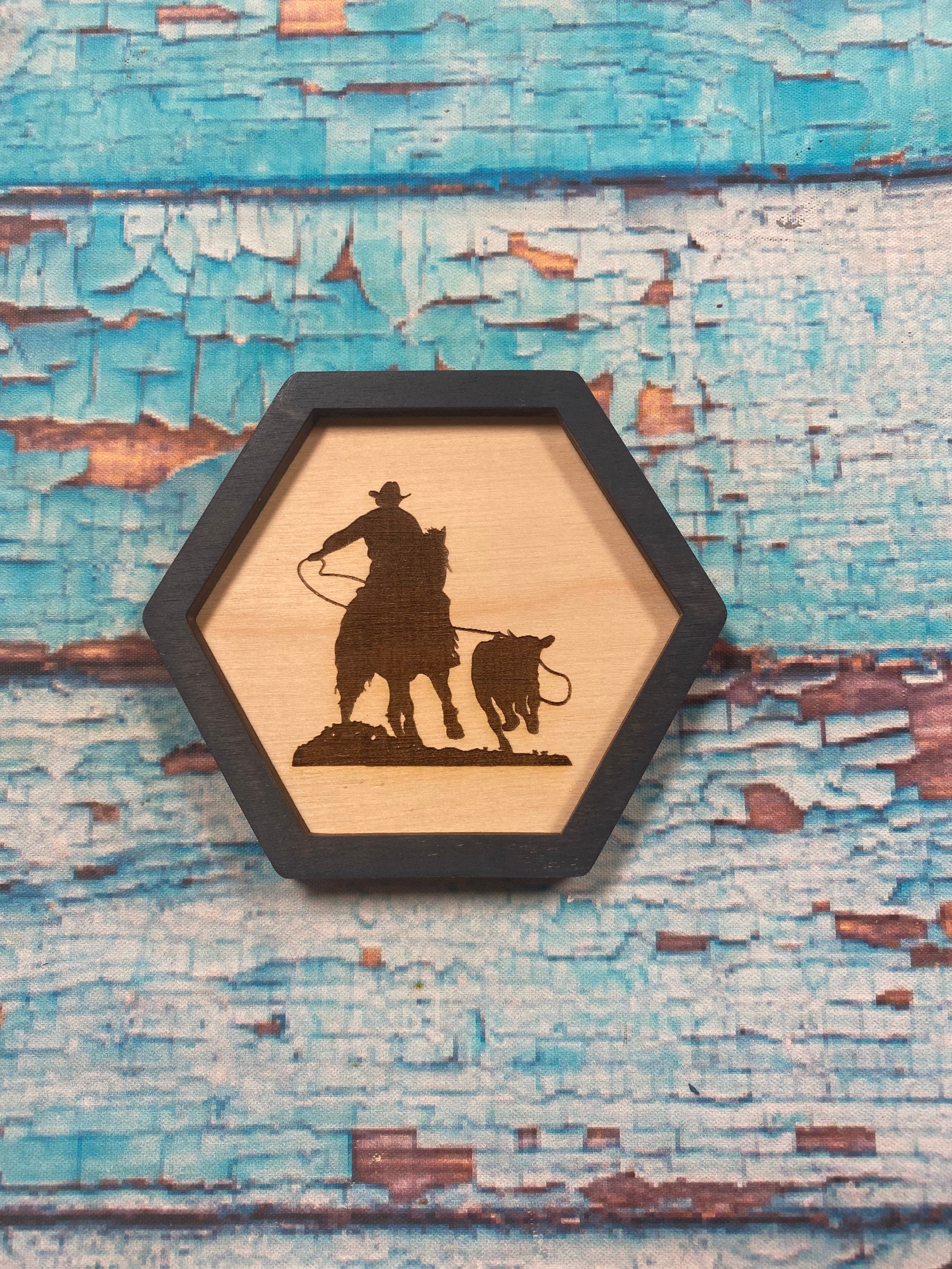 Rodeo Trinket Trays / Western Catch All / Cowboy Gift / Advisor Gift ...