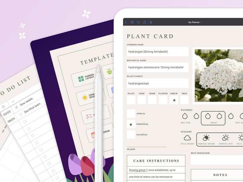 Digital Garden Planner, Gardening Journal, Garden Yard Planning ...