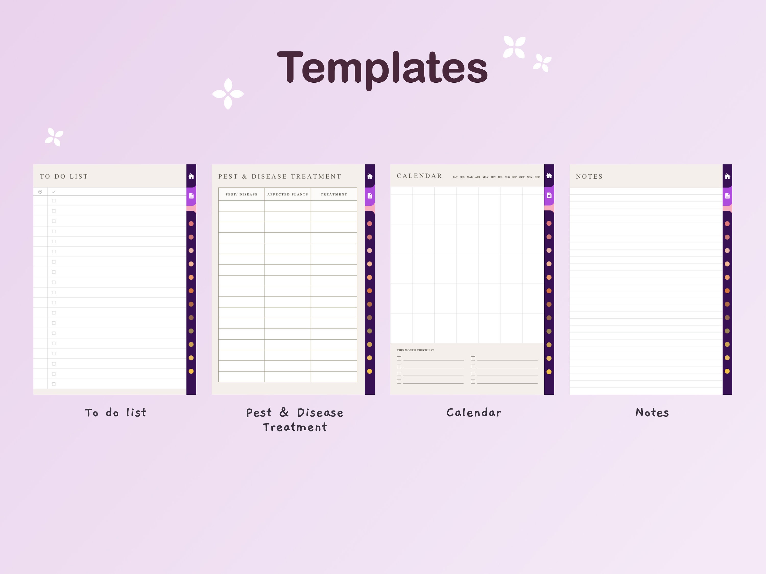 Digital Garden Planner, Gardening Journal, Garden Yard Planning ...