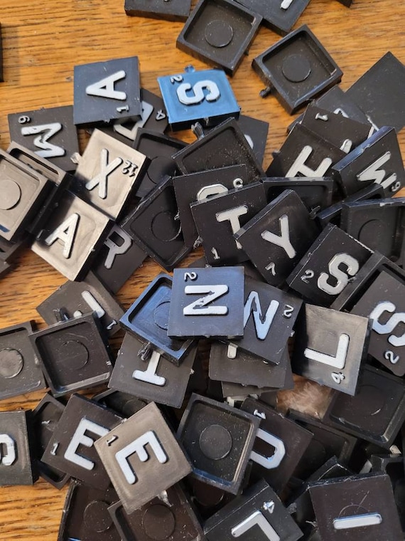 Vintage 1960's Plastic Anagrams Game Alphabet Letter Tiles - Etsy