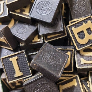 Vintage 1960's Wooden Anagram Alphabet Letter Tiles - Etsy