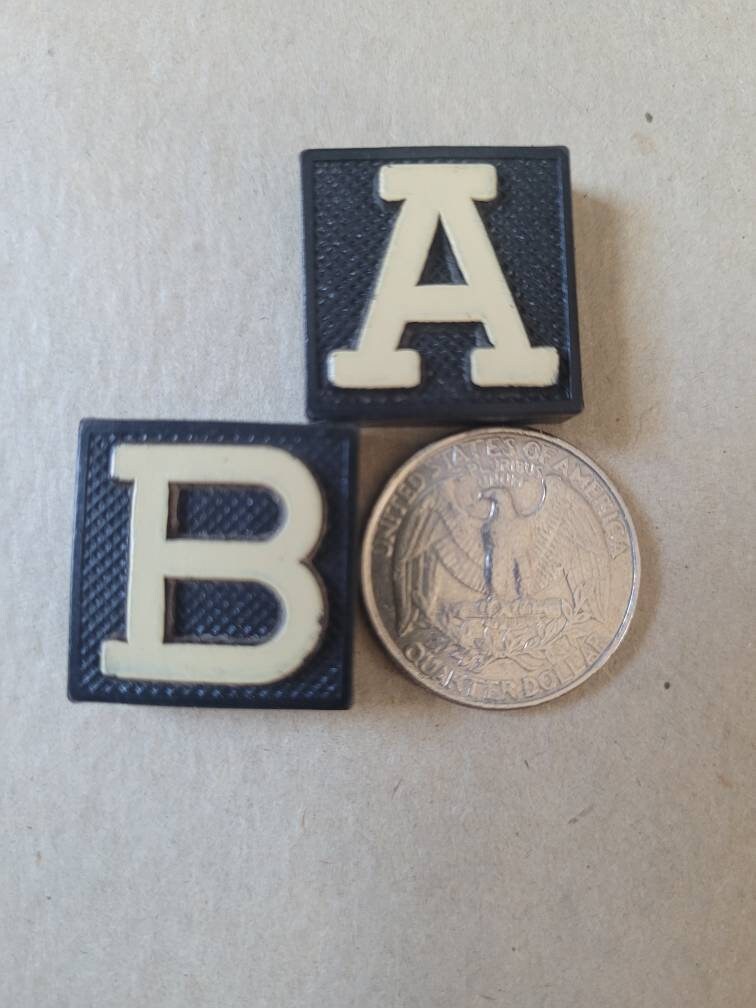 Vintage Hard Wood Anagrams Game Tile Letters - Etsy