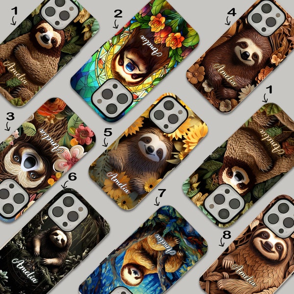 Sloth Phone Cases - Etsy