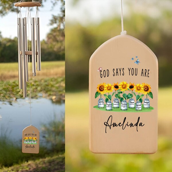 Christian Wind Chime - Etsy