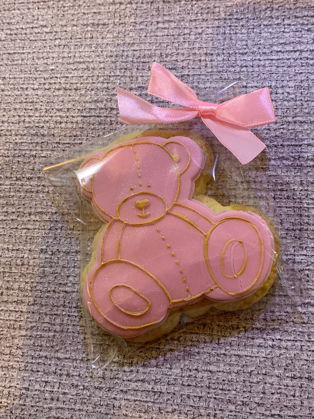 Teddy Bear Biscuits Fondant Biscuits Party Favours Birthday Gift ...