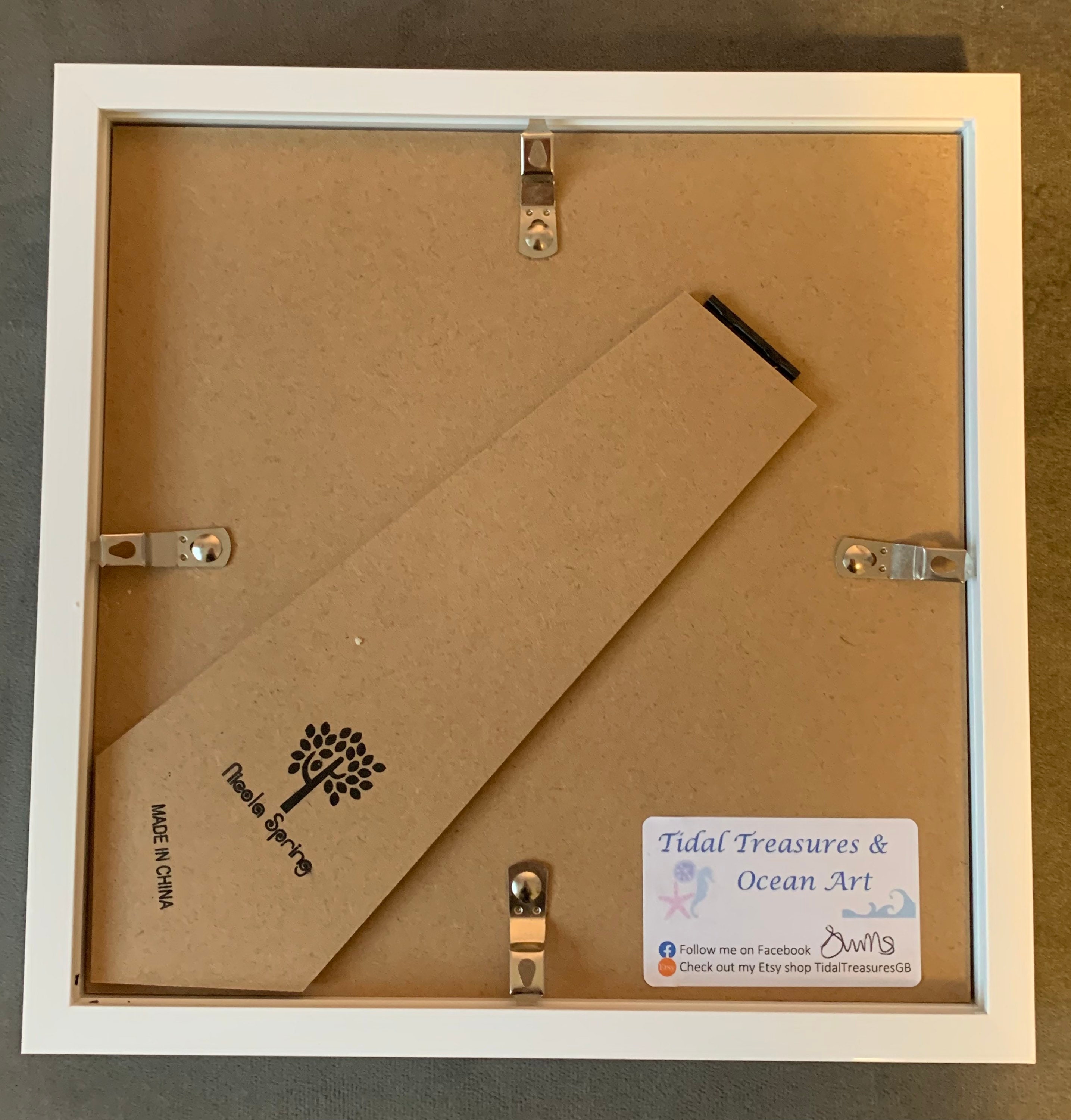 Cornish Sea Glass. Nearly Home to Cornwall Tree Picture. Frame - Etsy UK