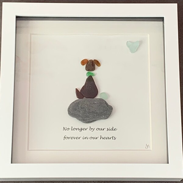 Sea Glass Dog Art - Etsy