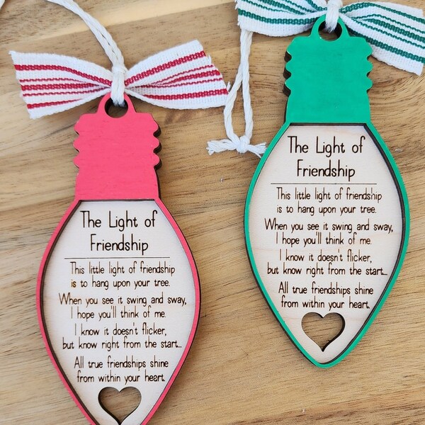 Light of Friendship - Etsy