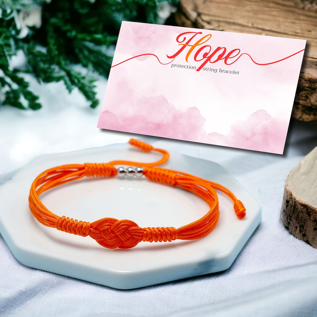 Multiple Sclerosis Awareness String Bracelet, Bracelet for A Cause ...