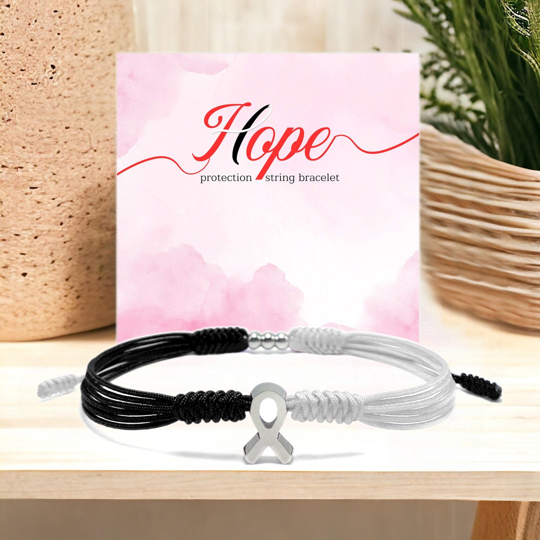 Black and White Awareness String Bracelet for EDS, Anti-racism ...