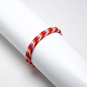 Lesbian Pride Bracelet, Proud Love Tibetan Wrist Wrap Bracelet, LGBT ...