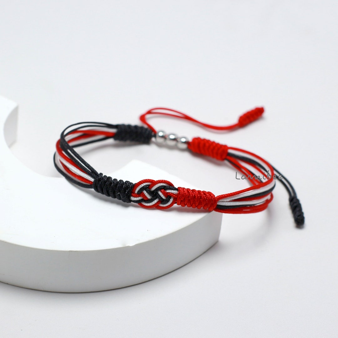 Trinidad and Tobago Infinity String Bracelet, Patriotic Bracelet ...
