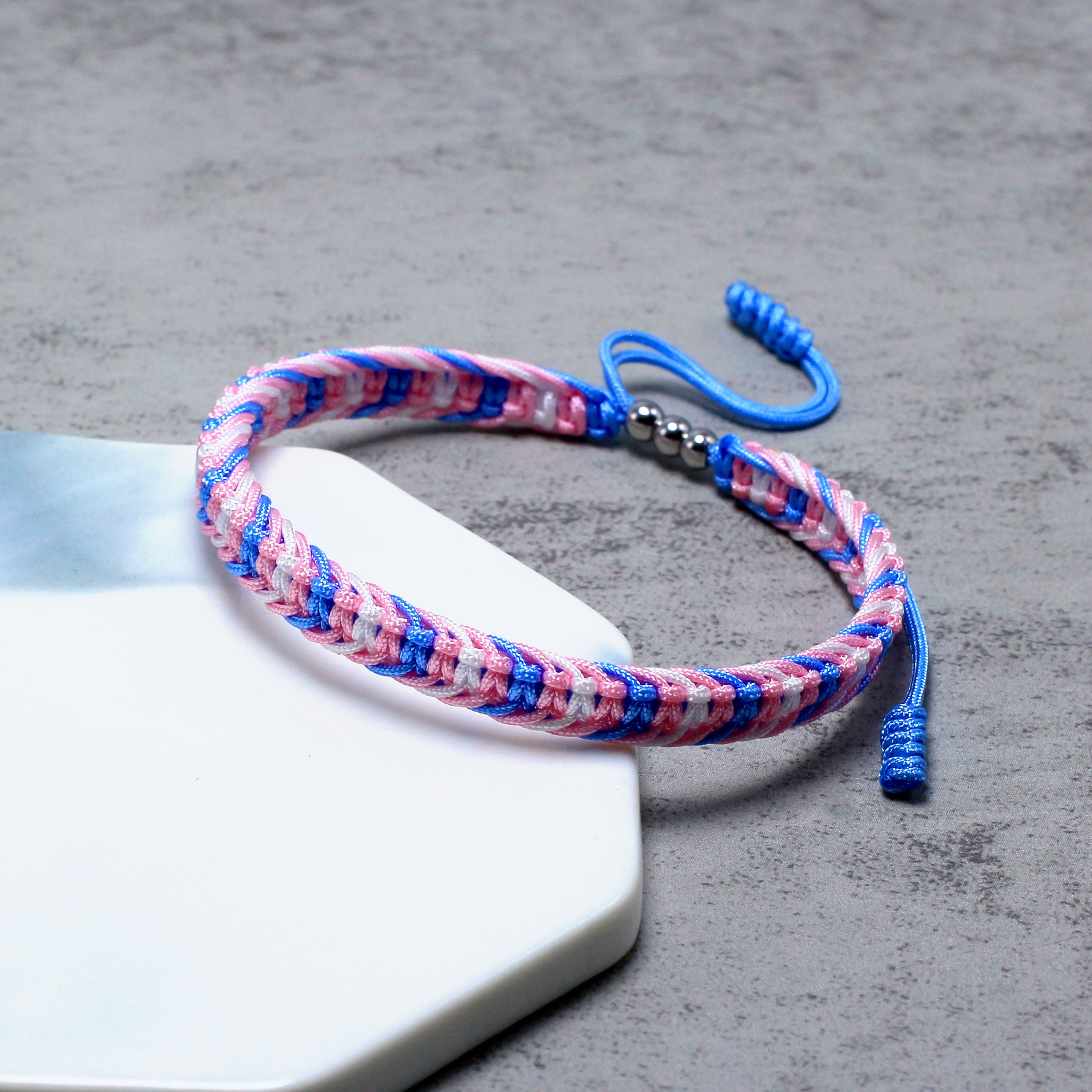 Transgender Pride Bracelet, Proud Love Tibetan Wrist Wrap Bracelet ...