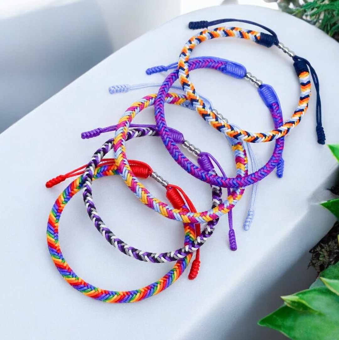 LGBTQIA+ Bracelet, Transgender Bisexual Pansexual Asexual Demisexual ...