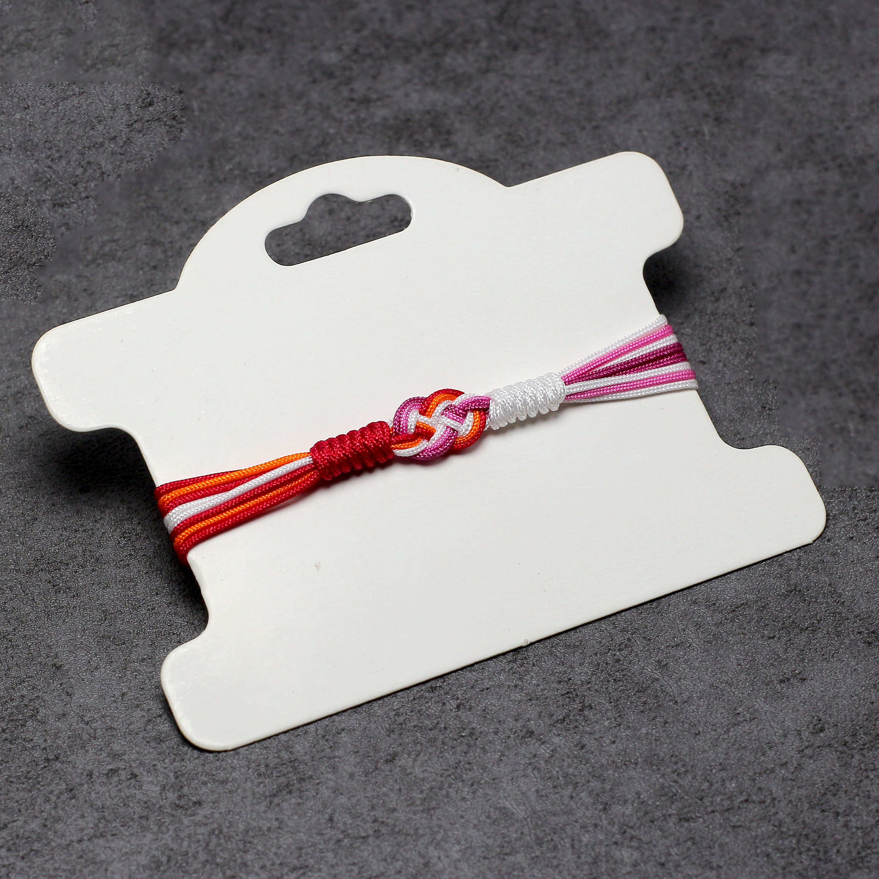 Lesbian Infinity String Bracelet, Lesbian Stuff Flag, Pride Bracelet ...