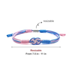 Transgender Infinity String Bracelet, Transgender Stuff Flag, Pride ...