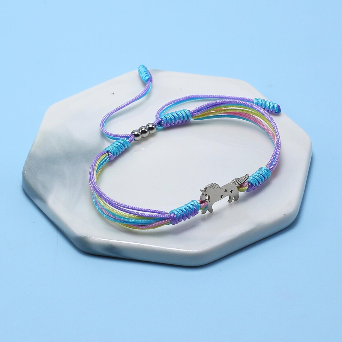 Happy Birthday Unicorn String Bracelet, Unicorn Jewelry Gifts, Lucky ...