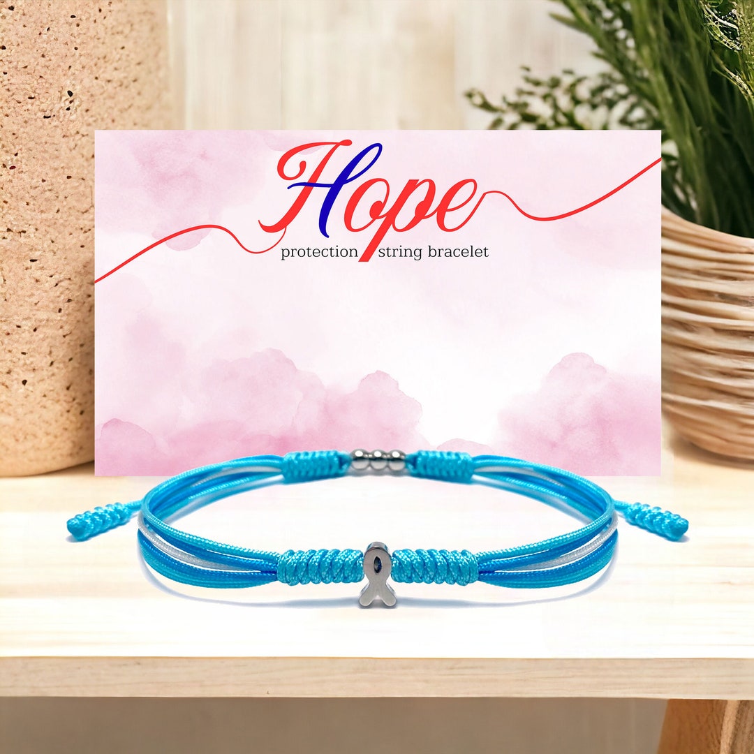 Teal Awareness Bracelet for PTSD, Anxiety, Food Allergy, PCOS, Sexual ...