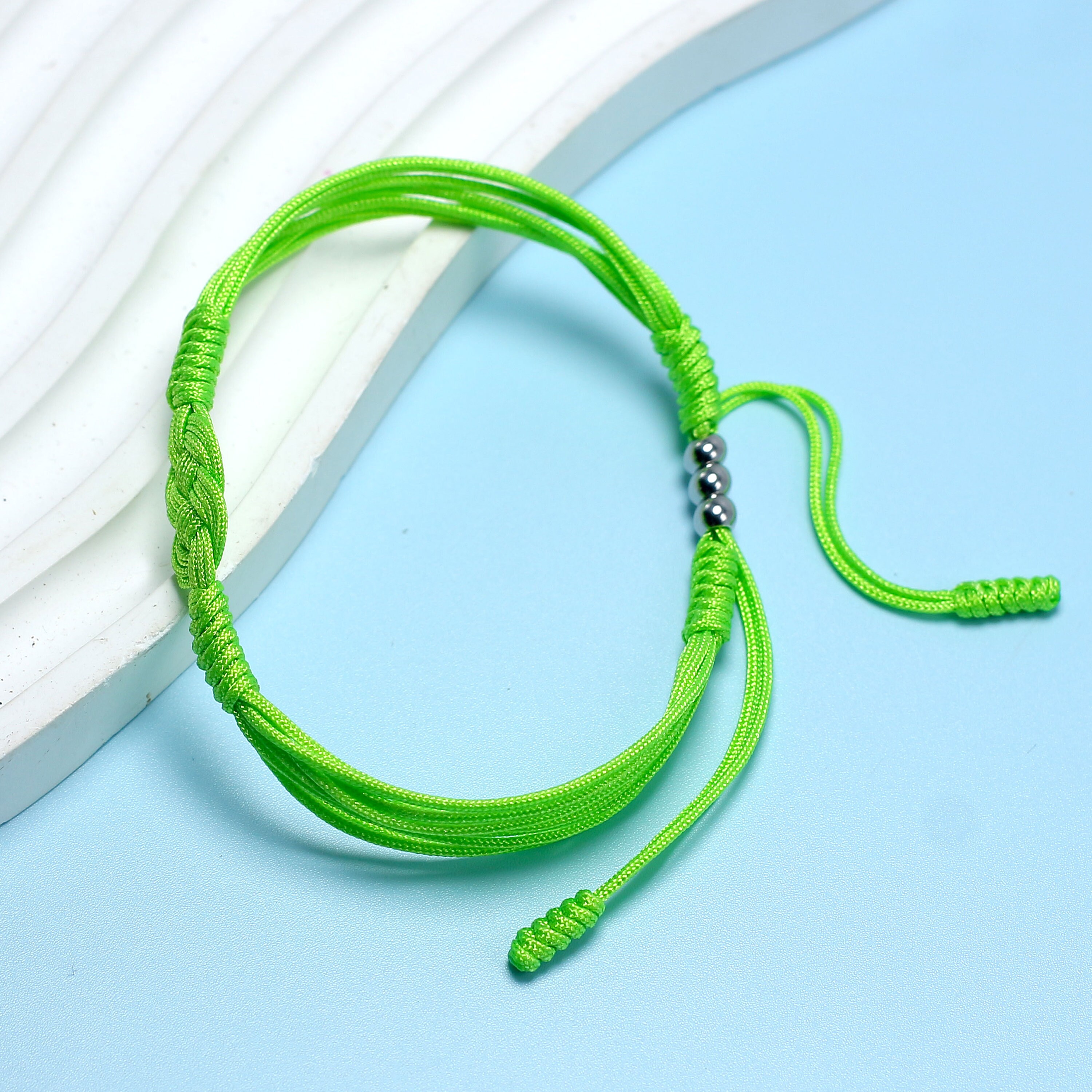 Light Green Awareness Bracelet for Chronic Pelvic Pain, Human Papillomavirus, Celiac Disease and ...