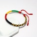 Juneteenth Africa Bracelet, Country Proud, Country Flag Tibetan Wrist ...