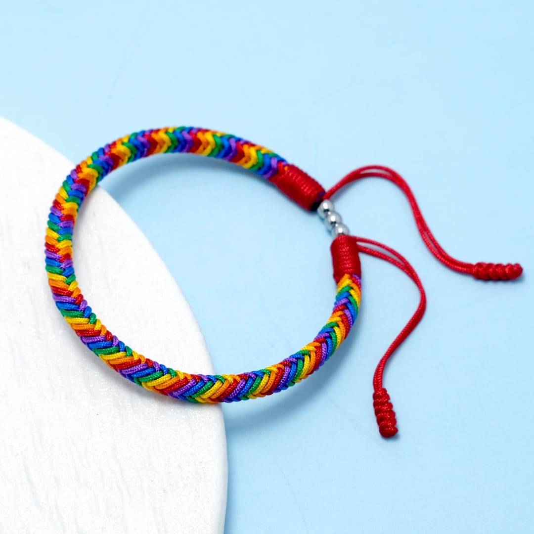 LGBT Pride Bracelet, LGBTQA+ Proudly Love Wrist Wrap Bracelet, Pride ...