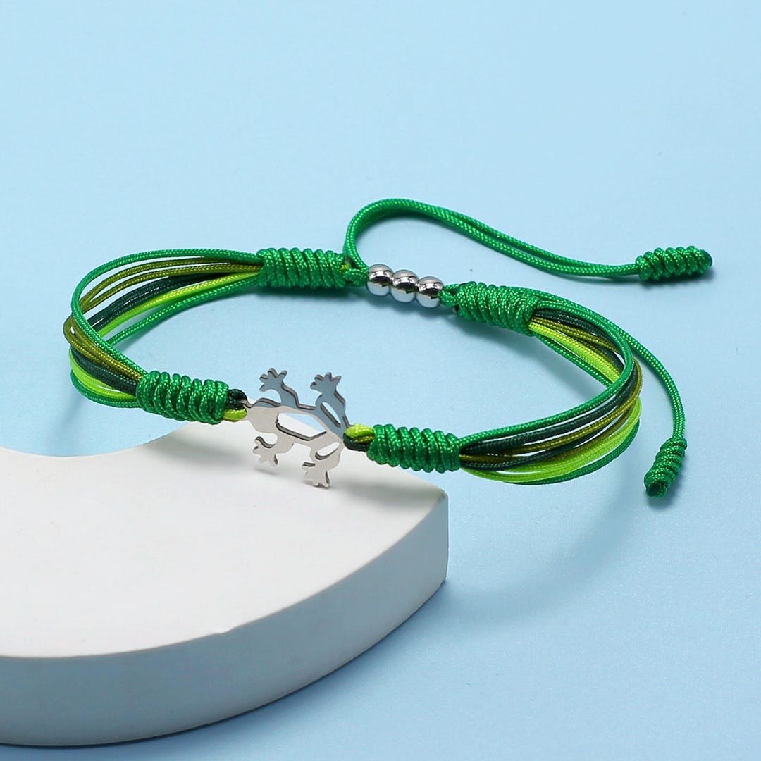 Cute Frog String Bracelet, Cute Animals Bracelet, Forever Lucky and ...