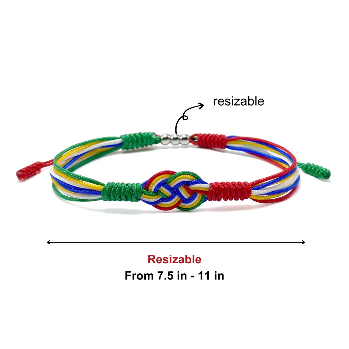 Portugal Infinity String Bracelet, Portugal Proud, Patriotic Bracelet ...