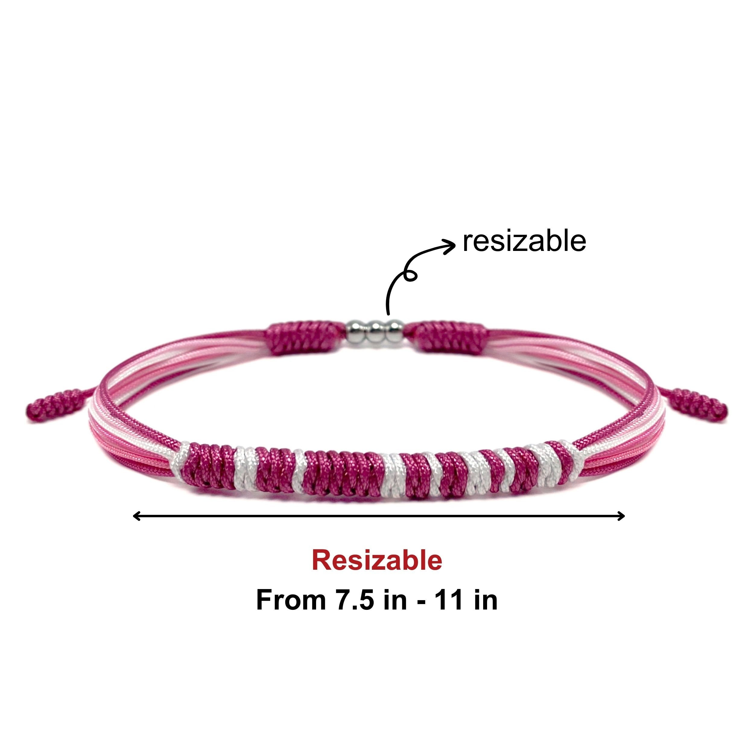 Badass Grandma Morse Code String Bracelet, Surfer String Wrap Bracelet ...