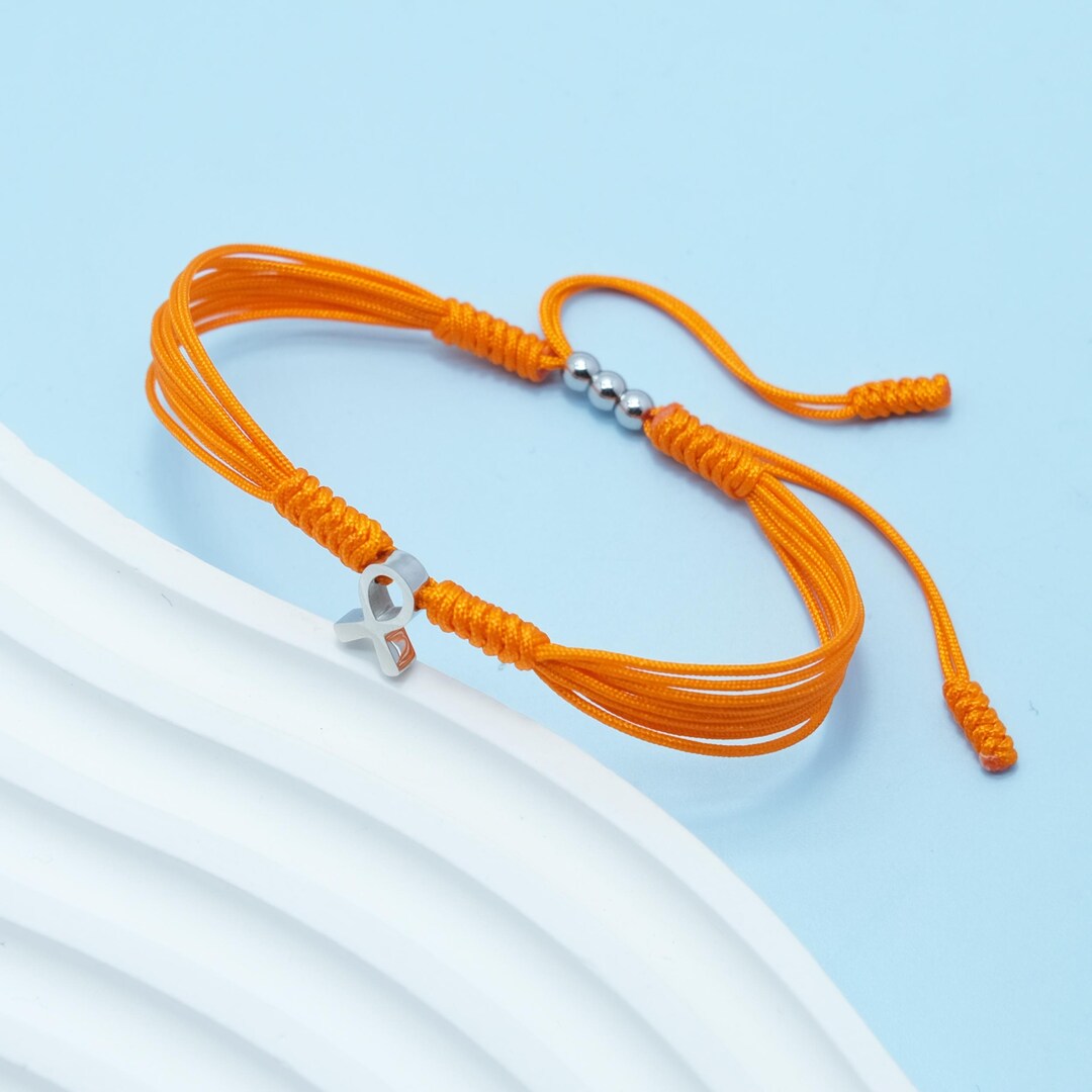 Kidney Cancer Awareness String Bracelet, Bracelet for A Cause ...