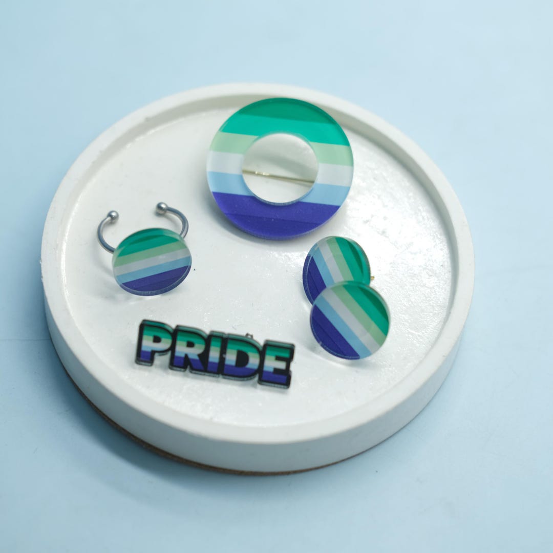 MLM Pride Set, MLM 14K Gold Plated Set for Pride Month, Heavy Duty Pack ...