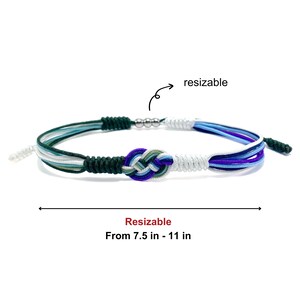 MLM Infinity String Bracelet, Men Love Men Stuff Flag, Pride Bracelet ...