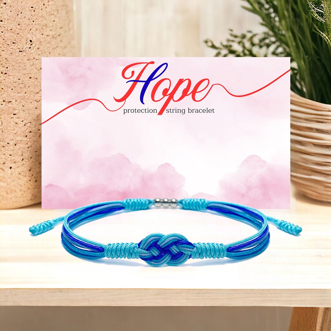 Blue Awareness Bracelet for Child Abuse, Mesothelioma, Prostate Cancer ...