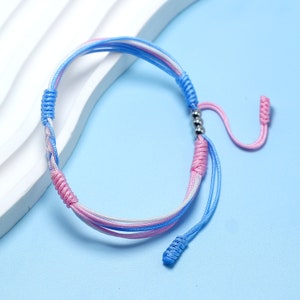 Transgender Infinity String Bracelet, Transgender Stuff Flag, Pride ...