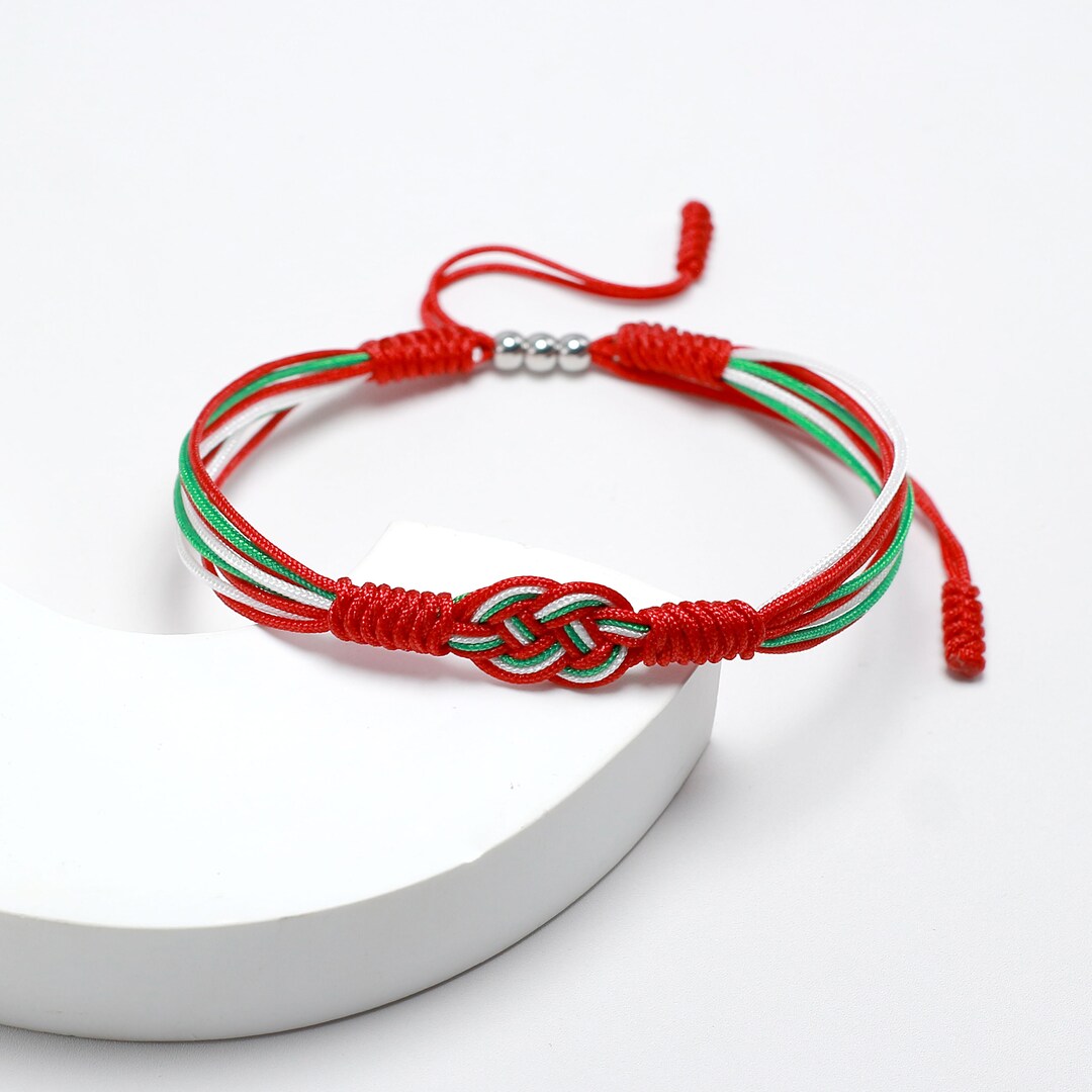 Italy Infinity String Bracelet, Italian Proud, Patriotic Bracelet ...