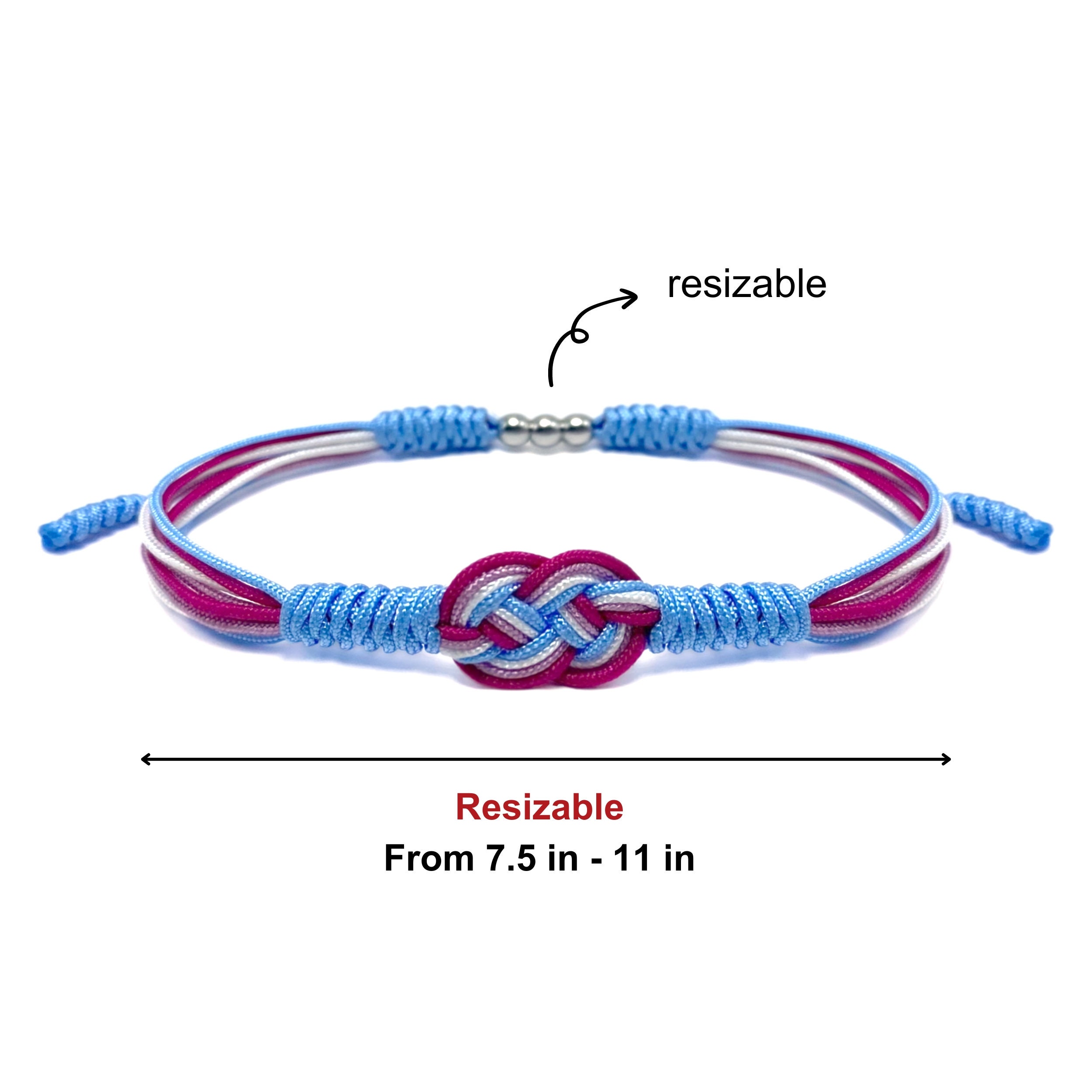 Femboy Infinity String Bracelet, Femboy Stuff Flag, Pride Bracelet ...