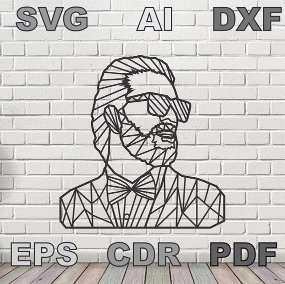 Ricardo Arjona Svg Dxf Eps Dgw Pdf | Etsy