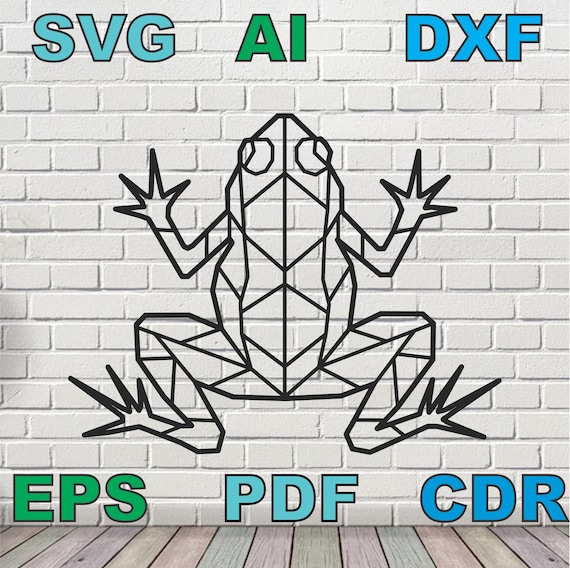 Frog Dxf Eps Dgw Pdf Svg - Etsy