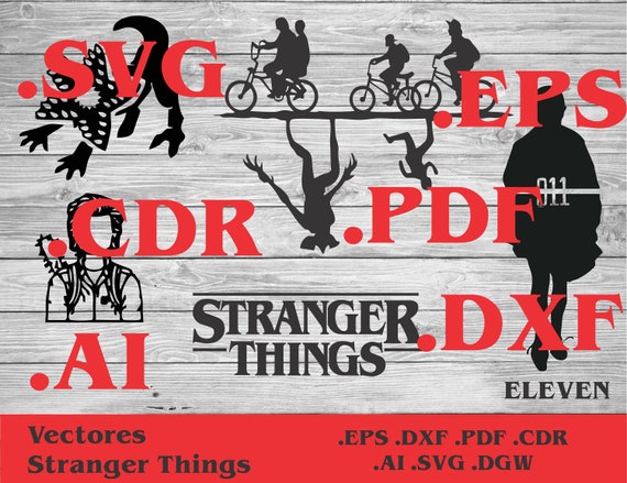 Vector Pack Stranger Things Dxf Cdr Svg Ai Eps - Etsy UK