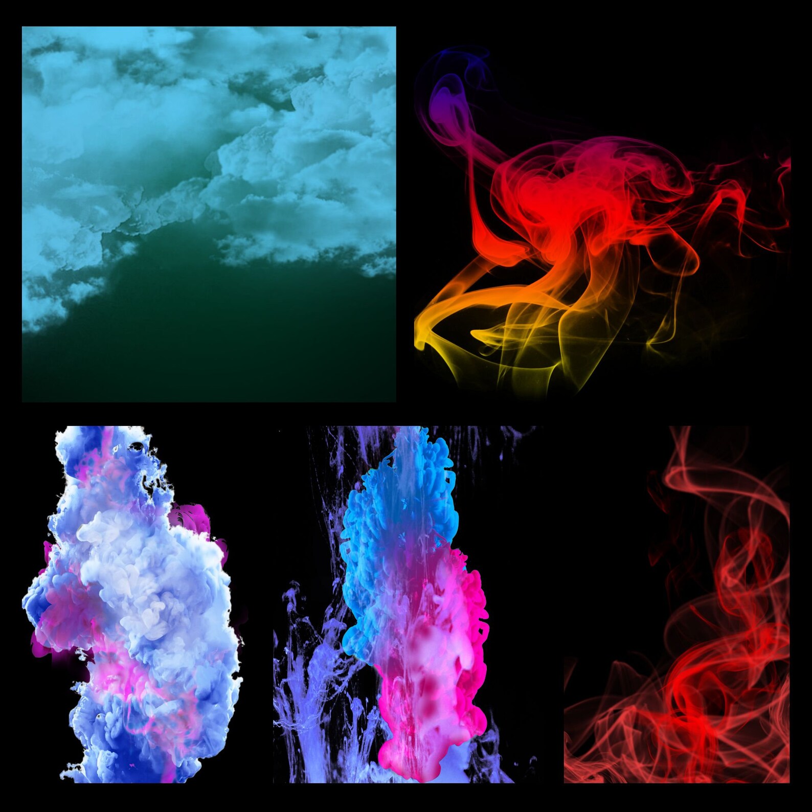 28 Colored Smoke Photoshop Overlays, Smoke Overlays, Fog, Mist, Cloud ...